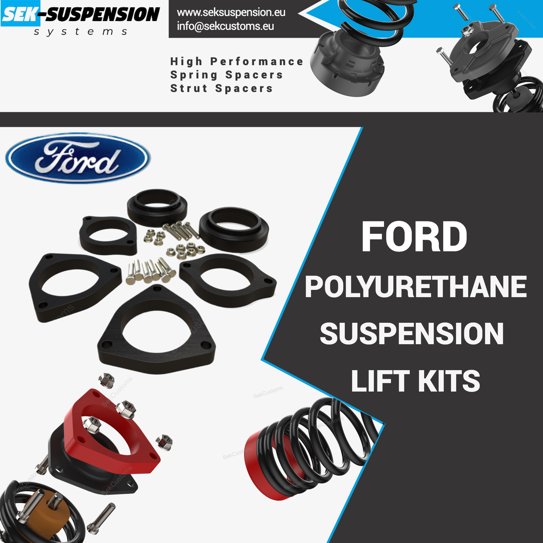 Ford Lift Kits – Focus, Fiesta, S-Max, Kuga & More | Improve Clearance ...