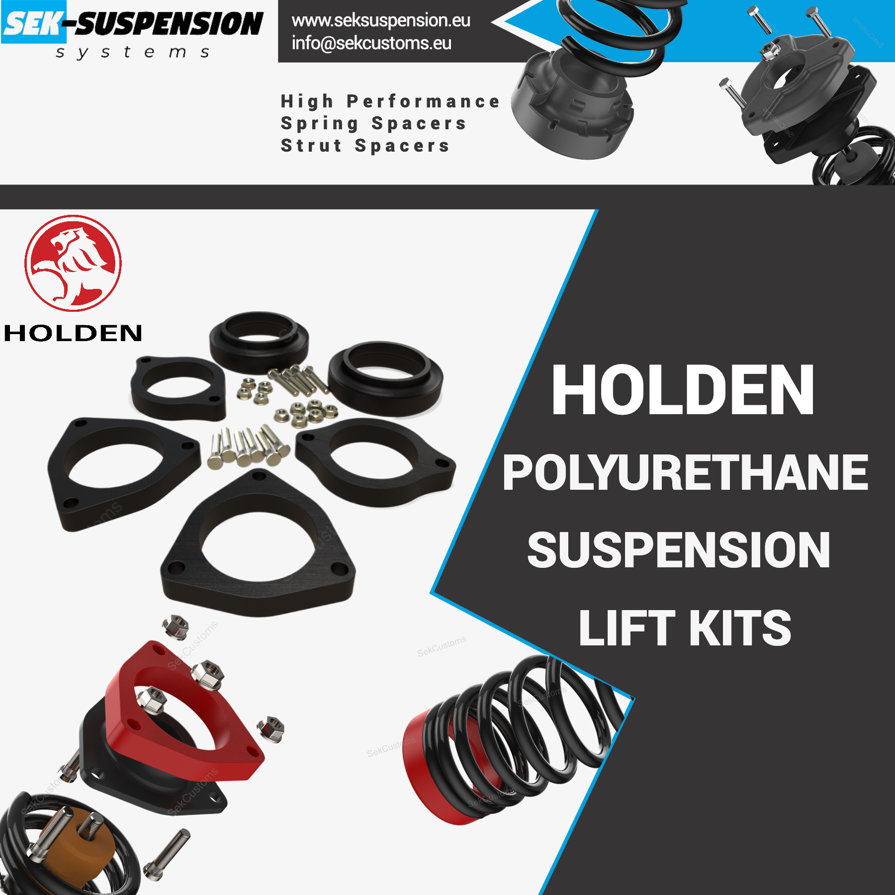 Holden Lift Kits – Suspension Leveling Kits, Spacers & More– SekSuspension