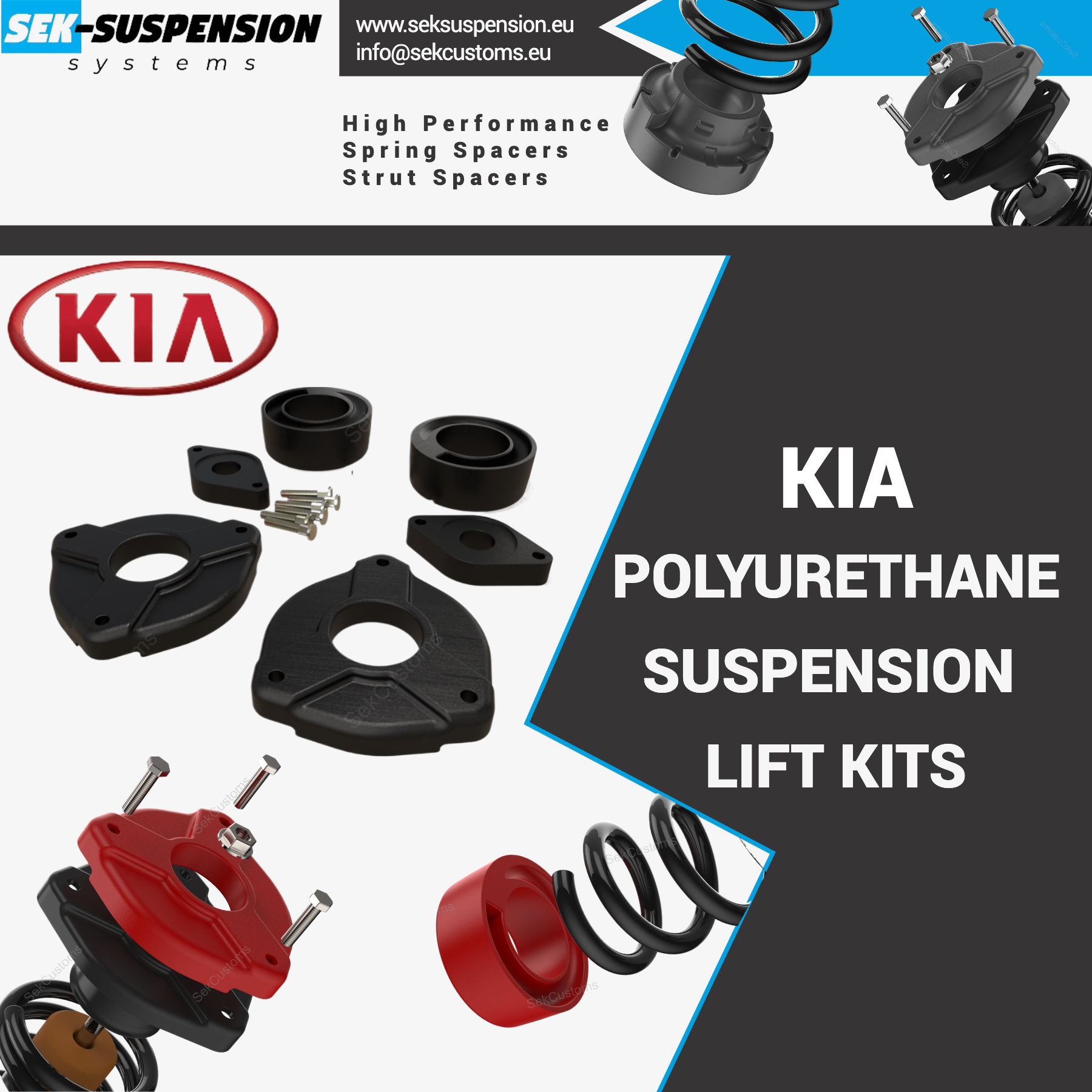 Kia Suspension Lift Kits – Easy Lift for Sorento, Sportage, Seltos ...