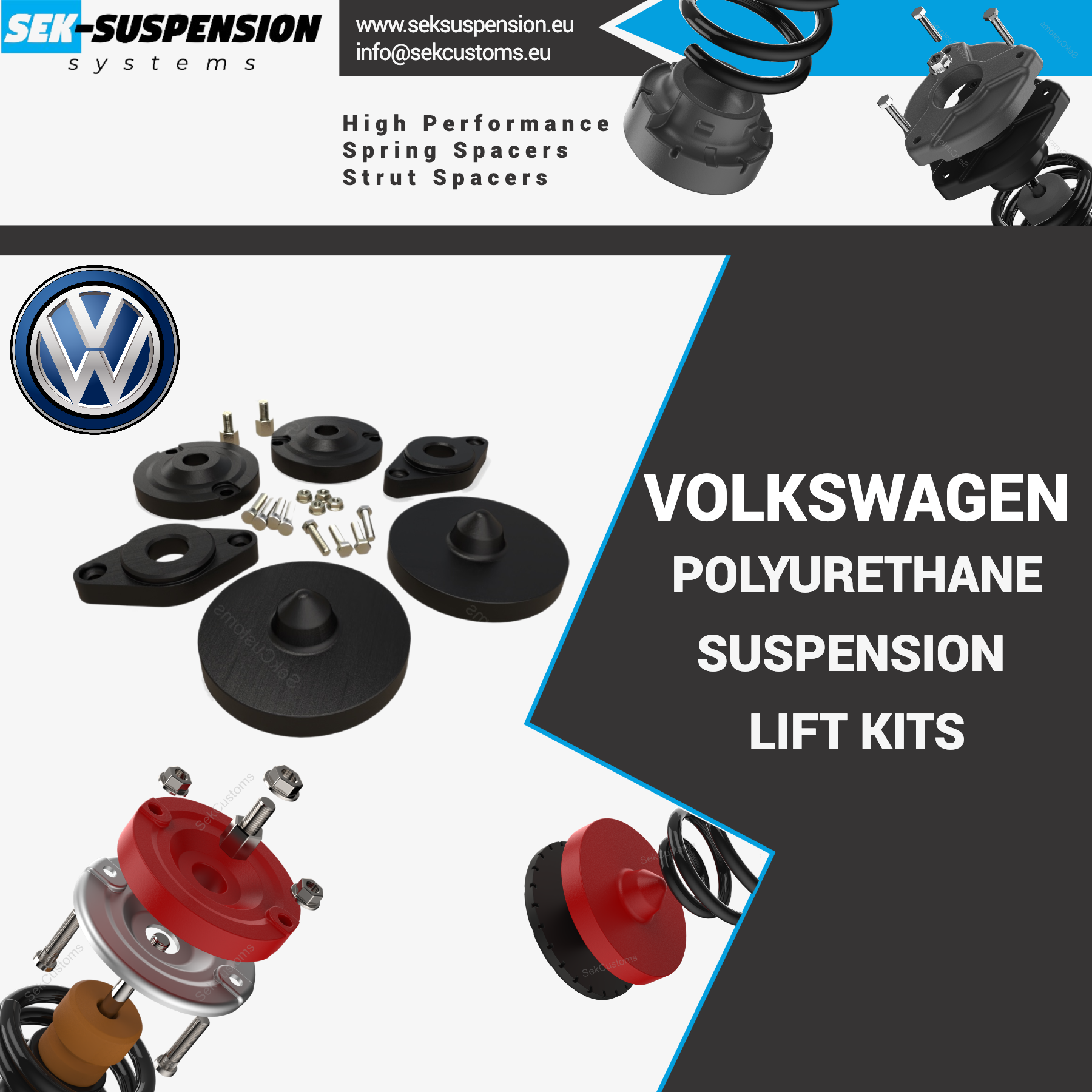 Volkswagen Lift Kits – 20mm to 40mm for Passat, Golf, Touareg & More ...