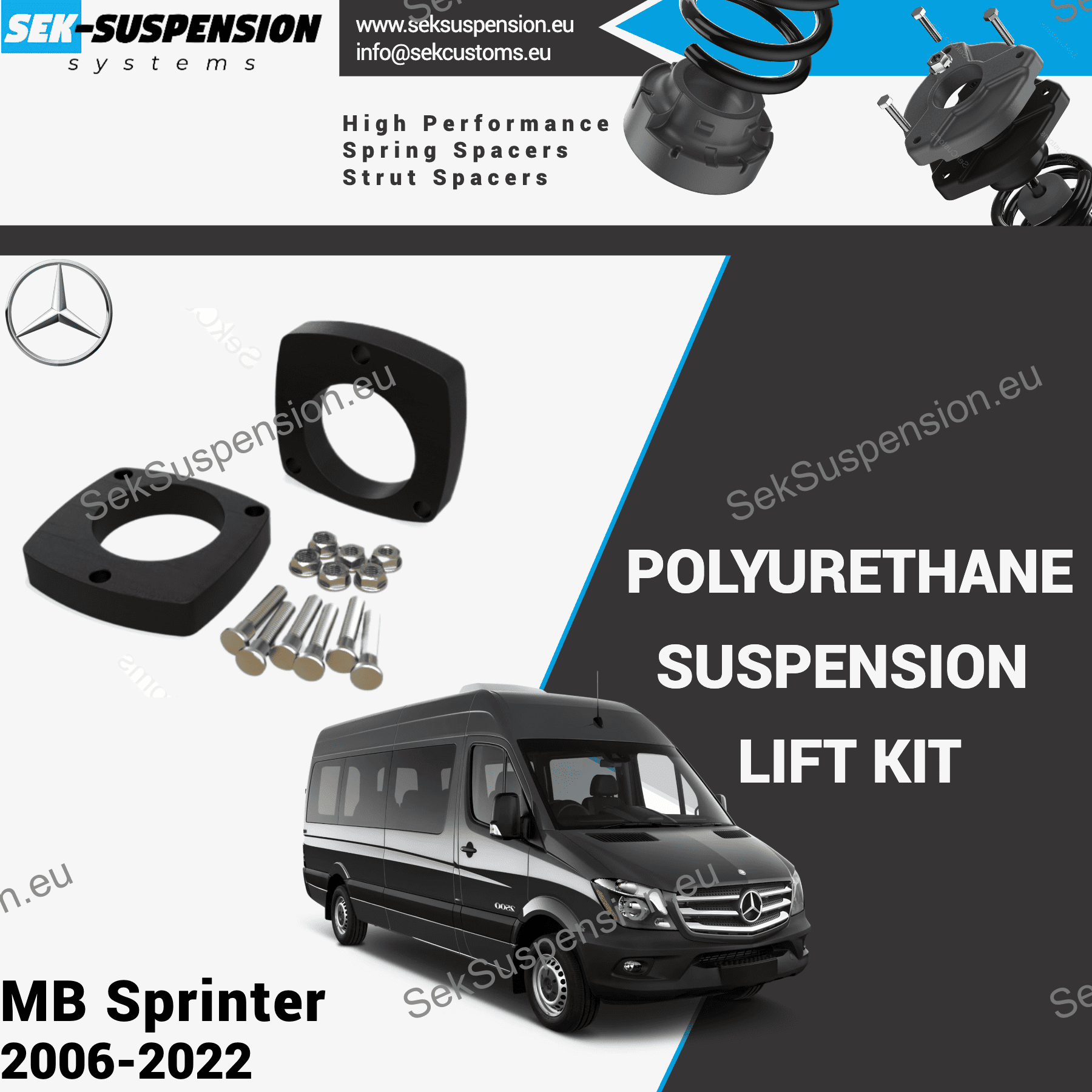 Mercedes-Benz Sprinter Suspension Lift Kit– SekSuspension