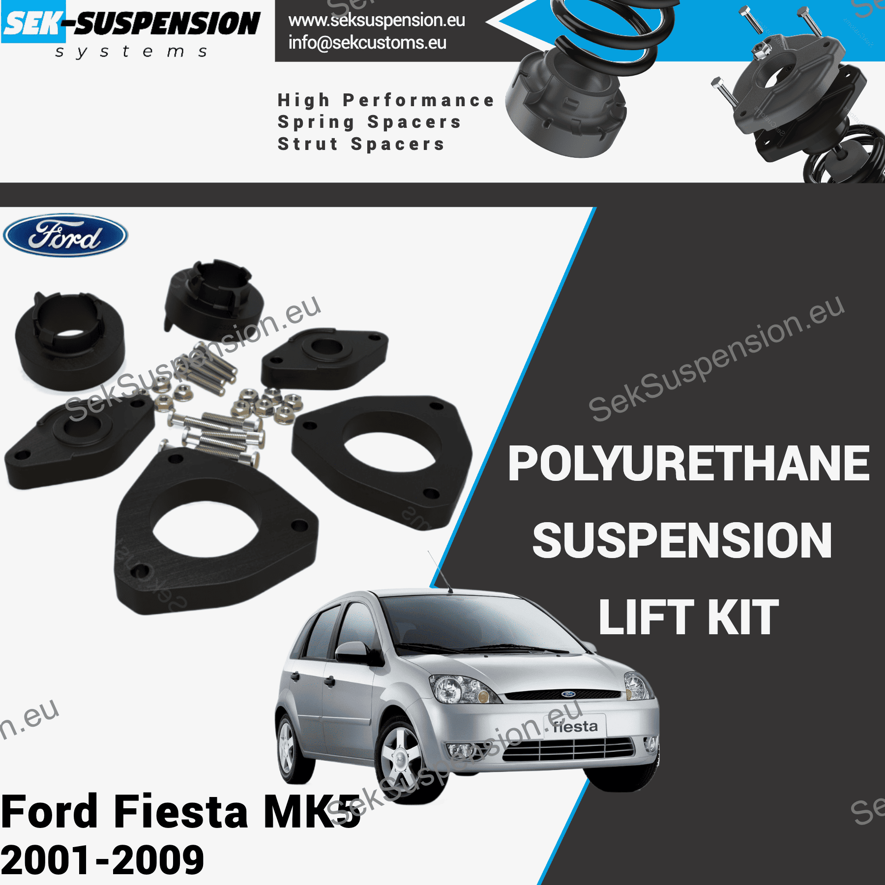 Ford Fiesta Suspension MK5 Lift Kit– SekSuspension