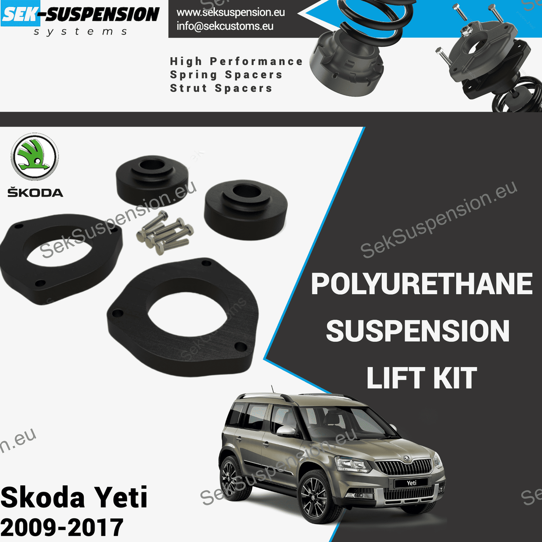 Skoda Yeti Suspension Lift Kit– SekSuspension