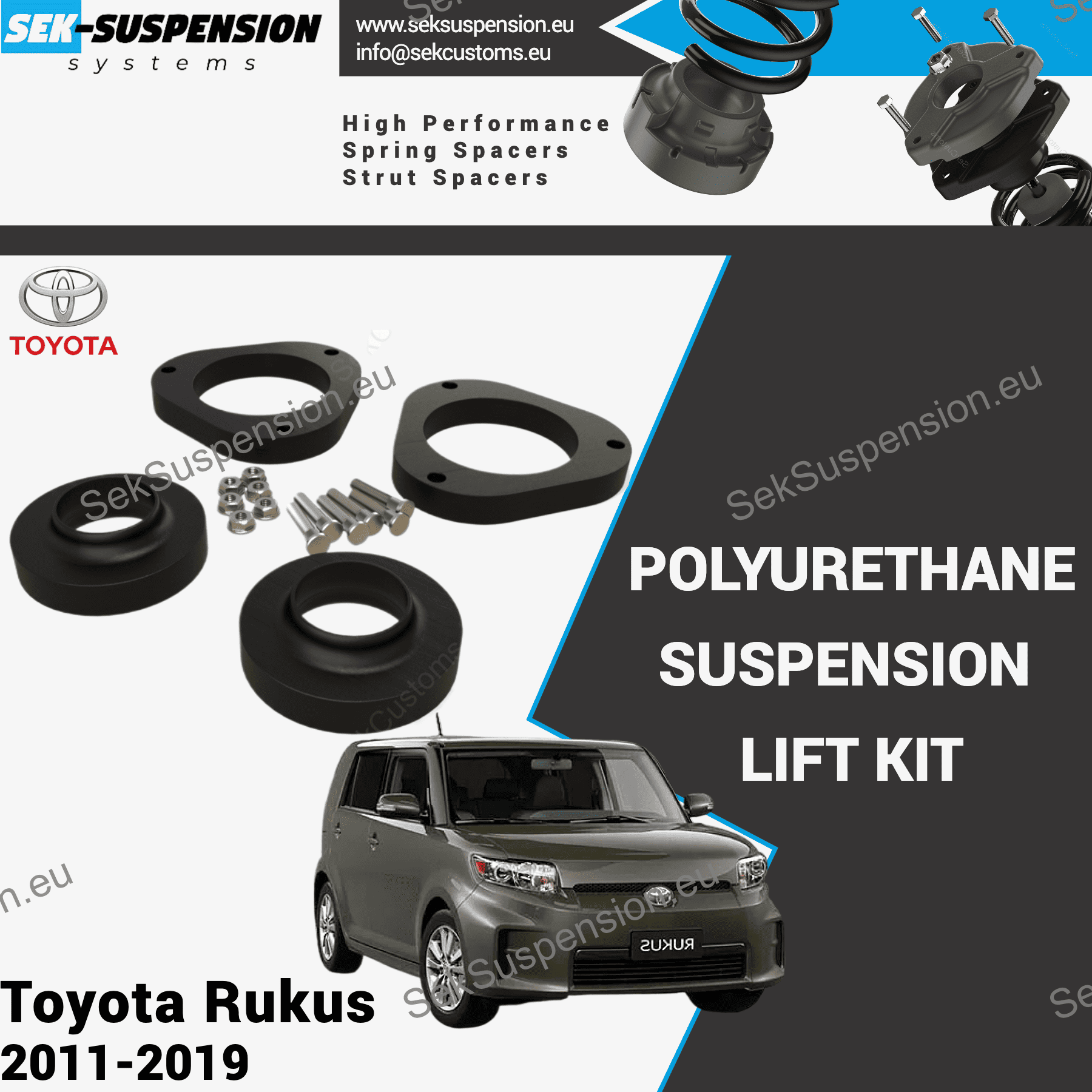 Toyota Rukus Suspension Lift Kit– SekSuspension