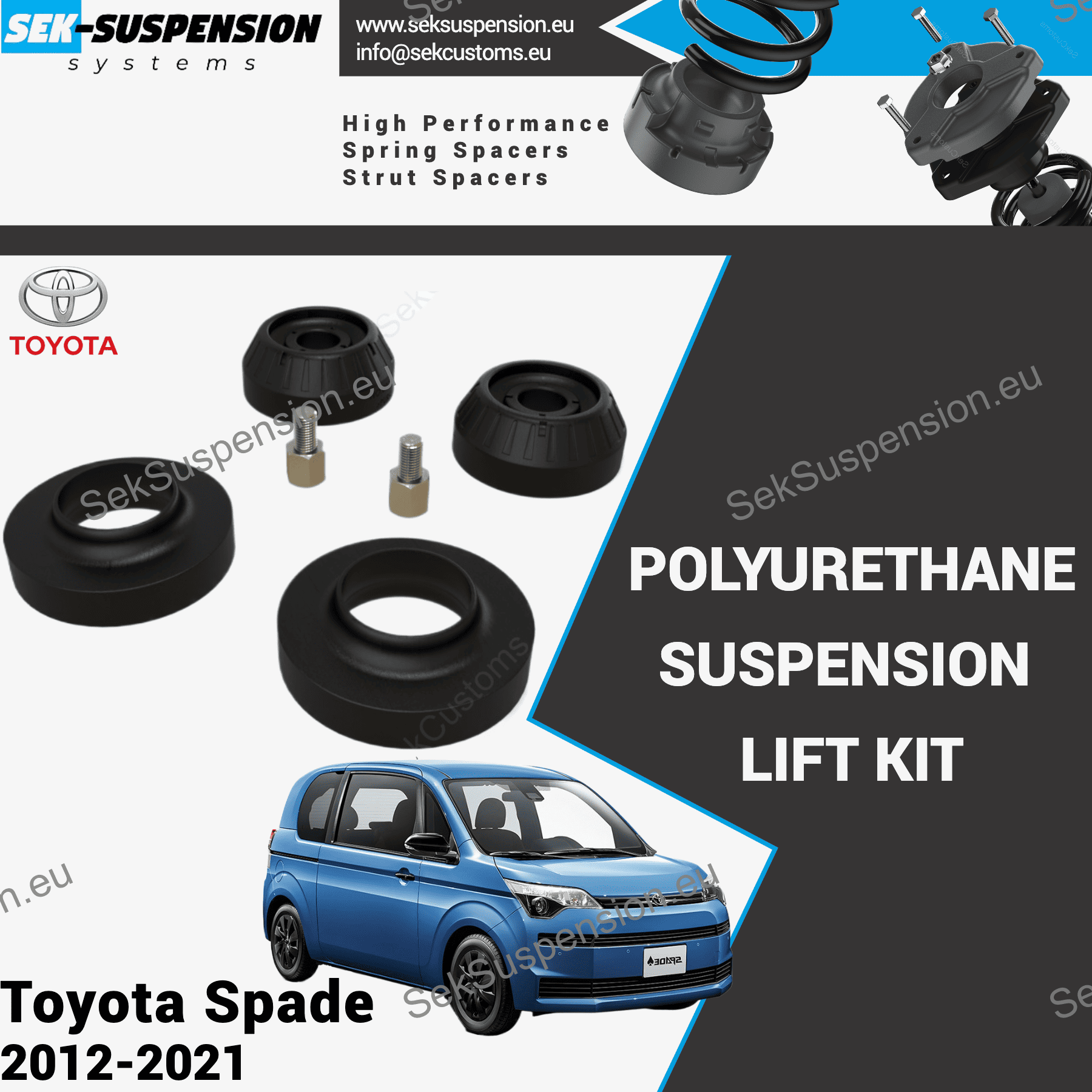 Toyota Spade Suspension Lift Kit– SekSuspension