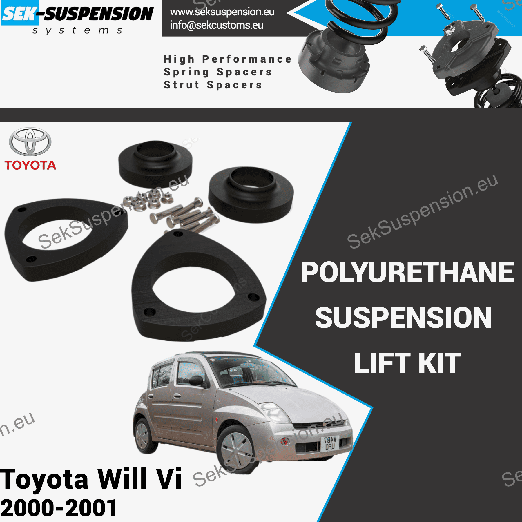 Toyota Will Vi Suspension Lift Kit– SekSuspension